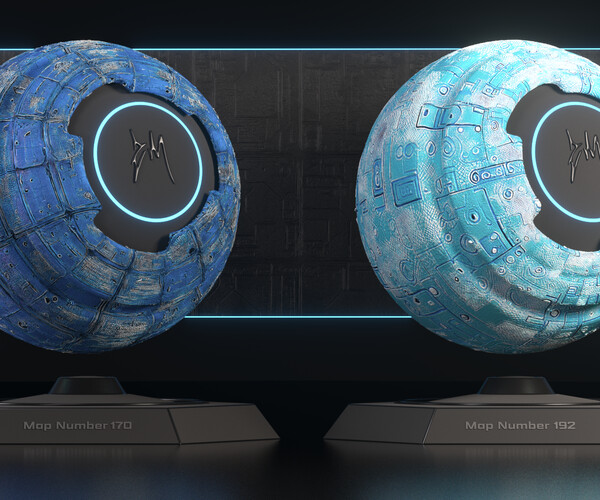 ArtStation - 200 Sci Fi Ai Displacement Map Pack | Resources