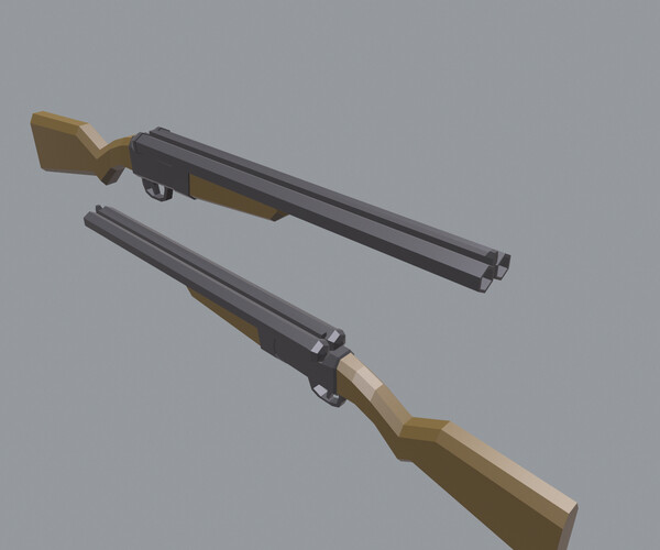 ArtStation - low poly guns pack | Game Assets