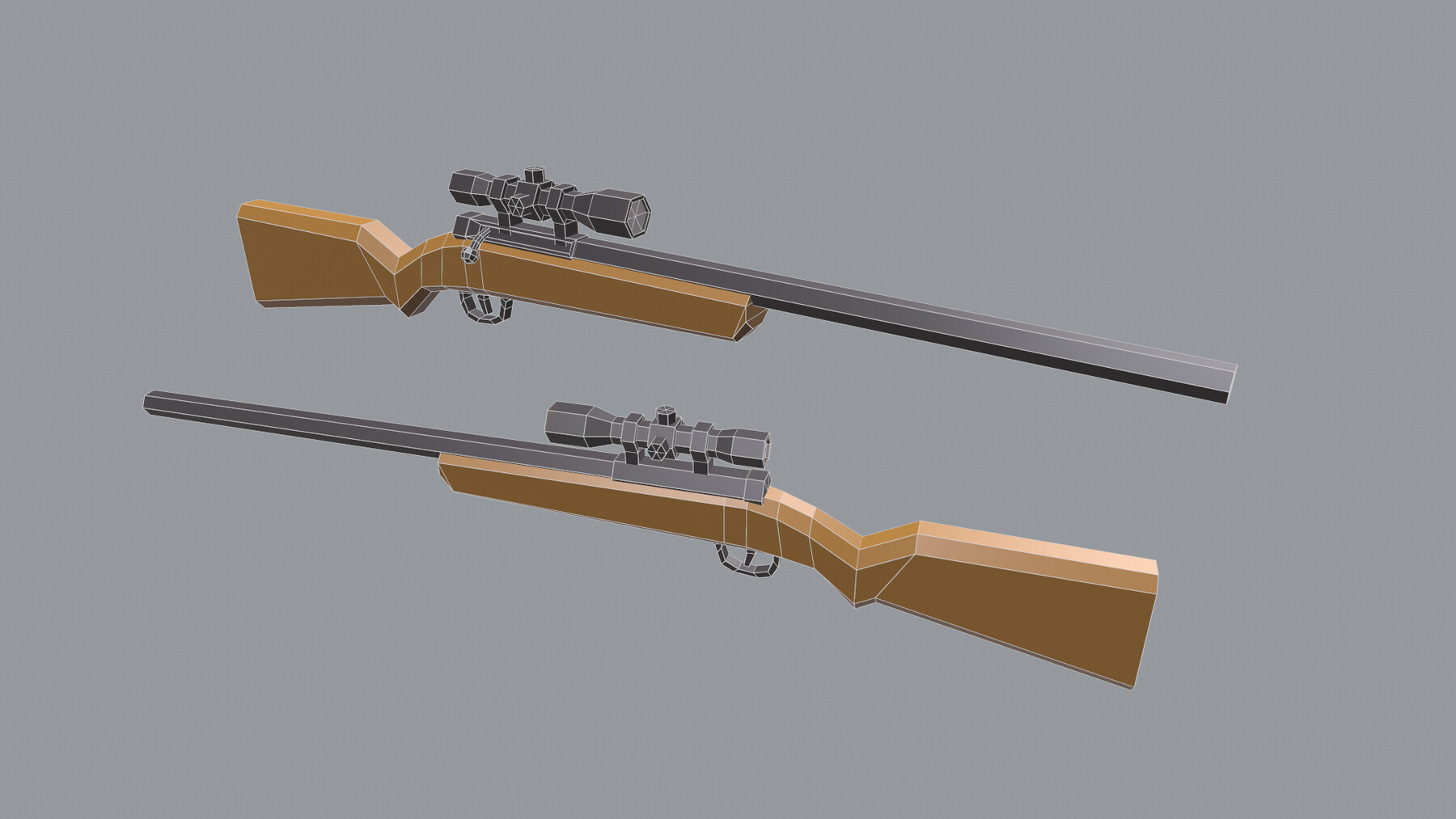 ArtStation - low poly guns pack | Game Assets