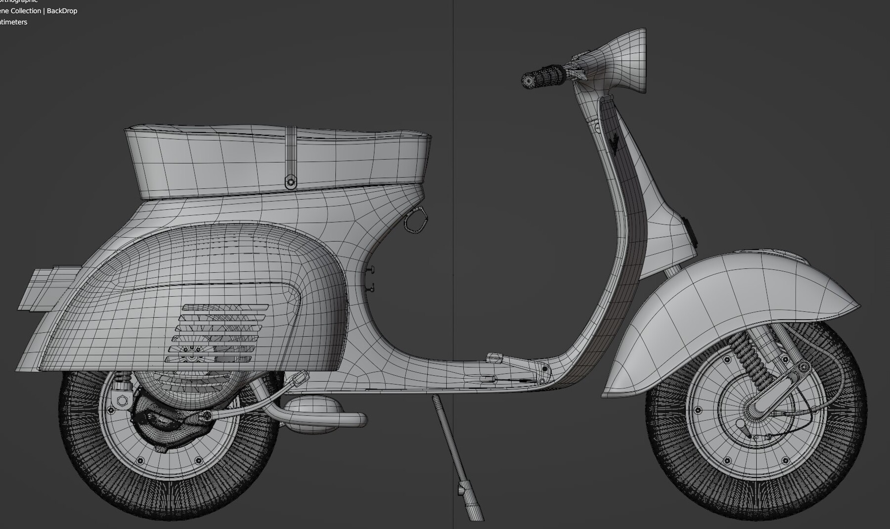 ArtStation - Vespa high detail 3d model | Resources