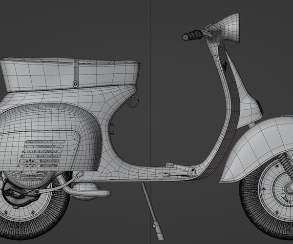 ArtStation - Vespa high detail 3d model | Resources