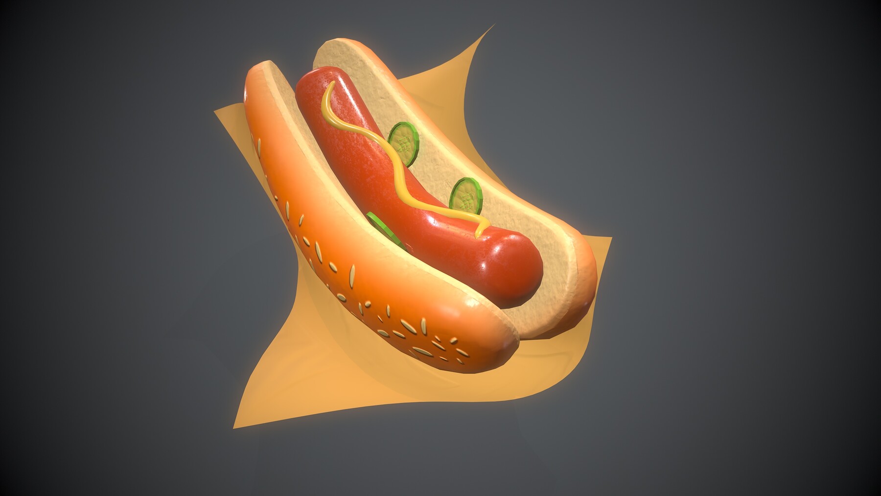 ArtStation - 3D Hot Dog | Game Assets