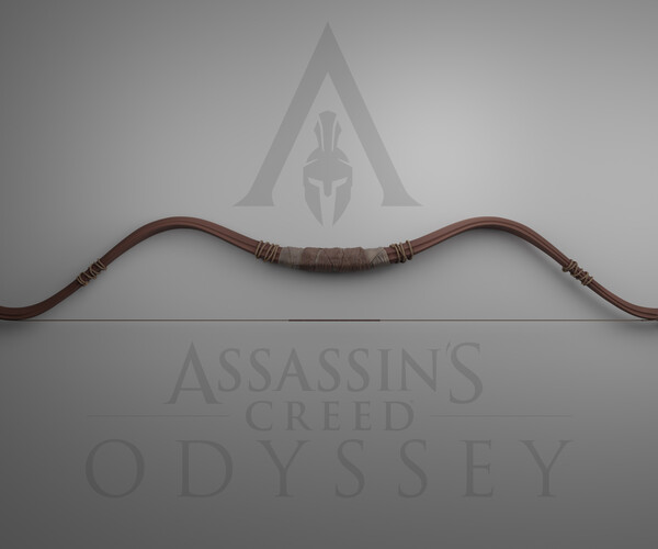 ArtStation - Assassins Creed Odyssey - Alexios Kassandra bow 3D print ...