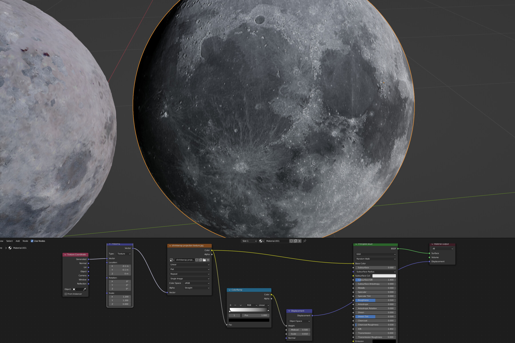 ArtStation - Moon Photoscan and Shrinkwrap | Game Assets