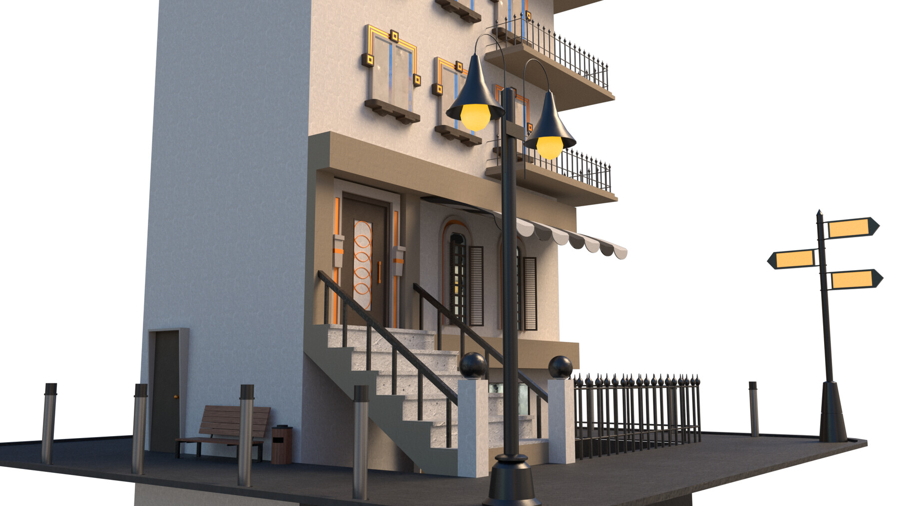 ArtStation - Cartoon Building | Resources