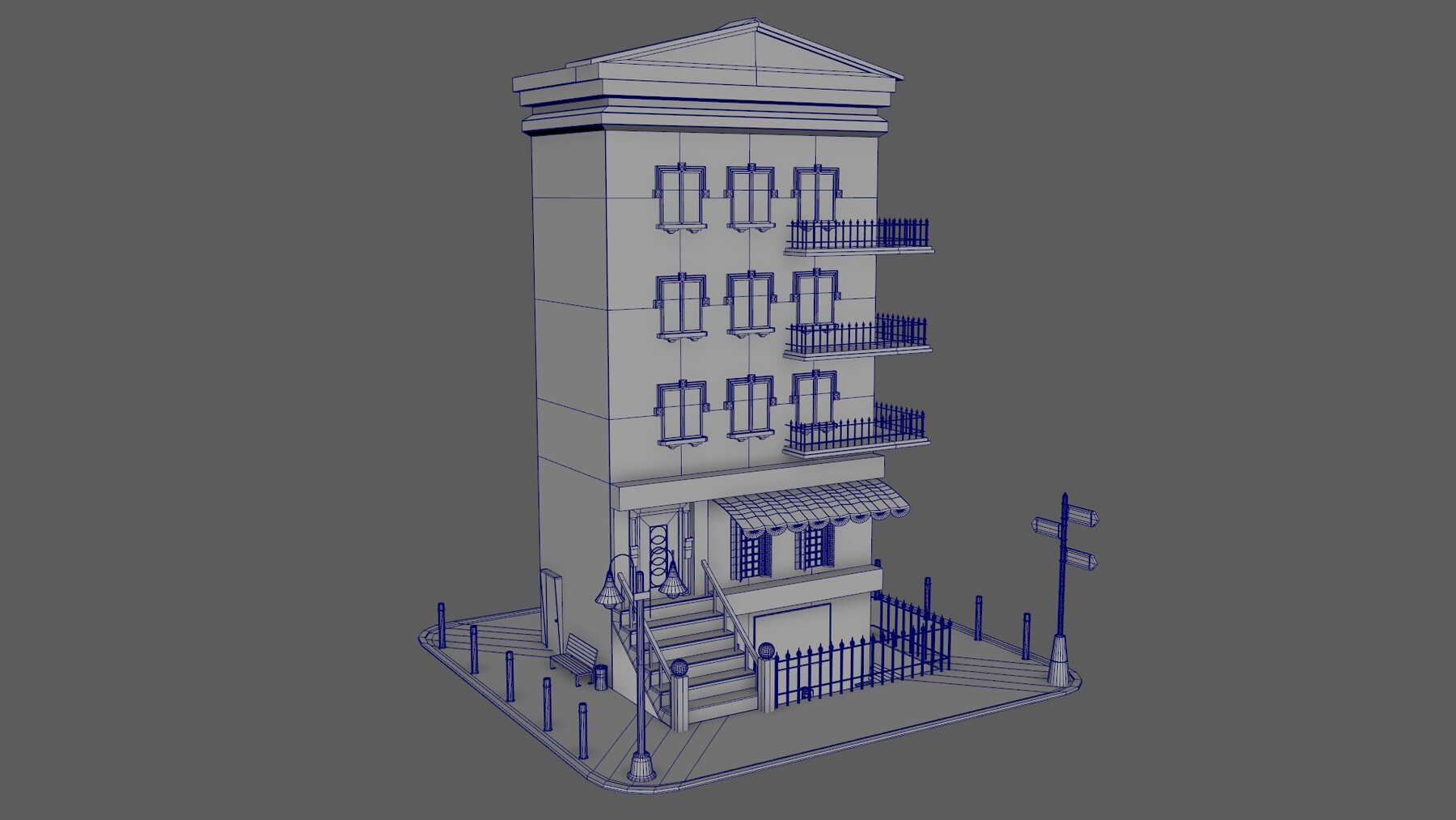 ArtStation - Cartoon Building | Resources