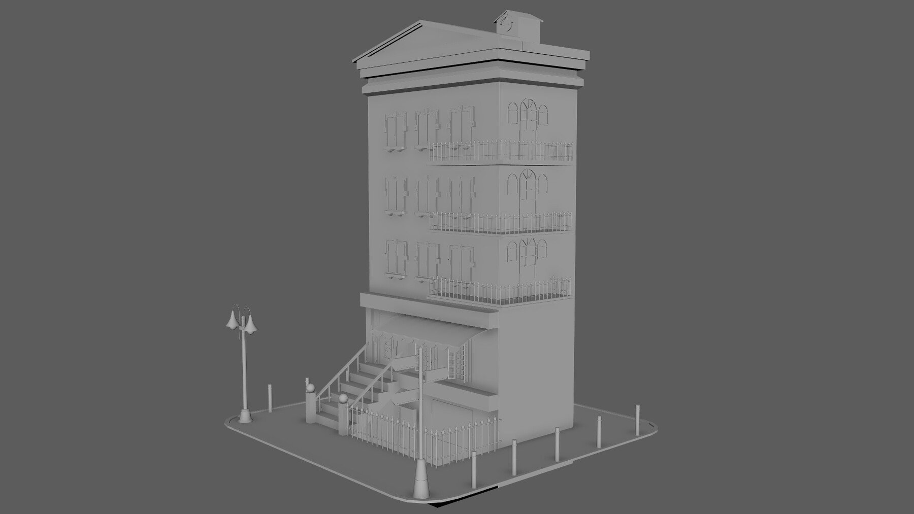 ArtStation - Cartoon Building | Resources