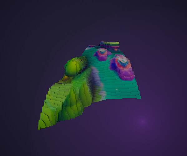 ArtStation - Voxel World Start 1000 fbx kit | Resources