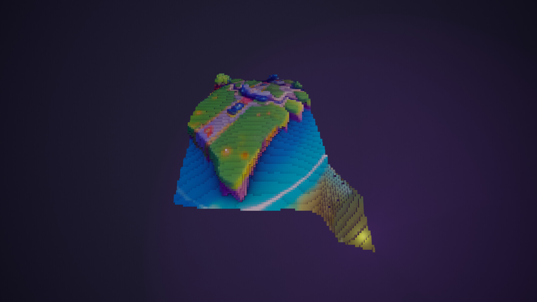 ArtStation - Voxel World Start 1000 fbx kit | Resources