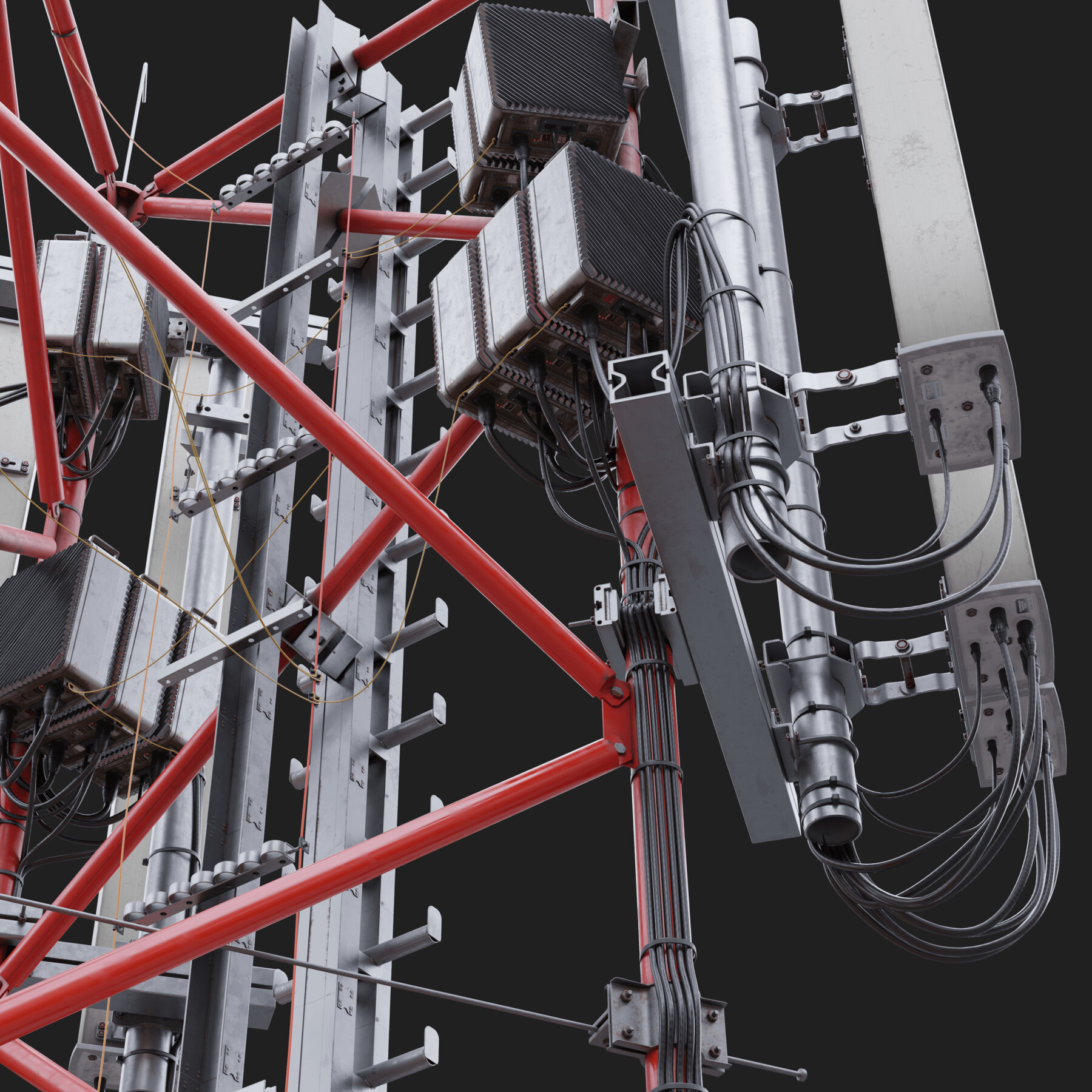 ArtStation - Telecommunication Cellphone Tower 3D Model | Resources