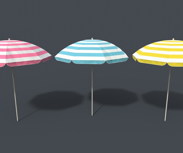 ArtStation - PBR Beach Parasol | Game Assets
