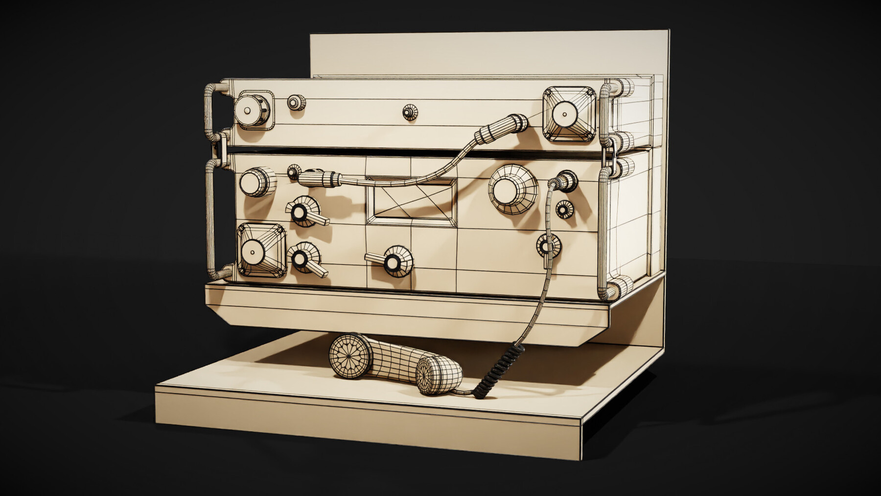 ArtStation - HUD control console | Game Assets