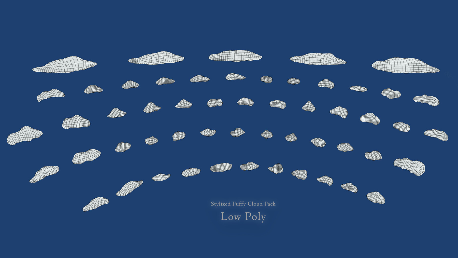 ArtStation - Puffy Stylized Clouds Pack V2 | Resources