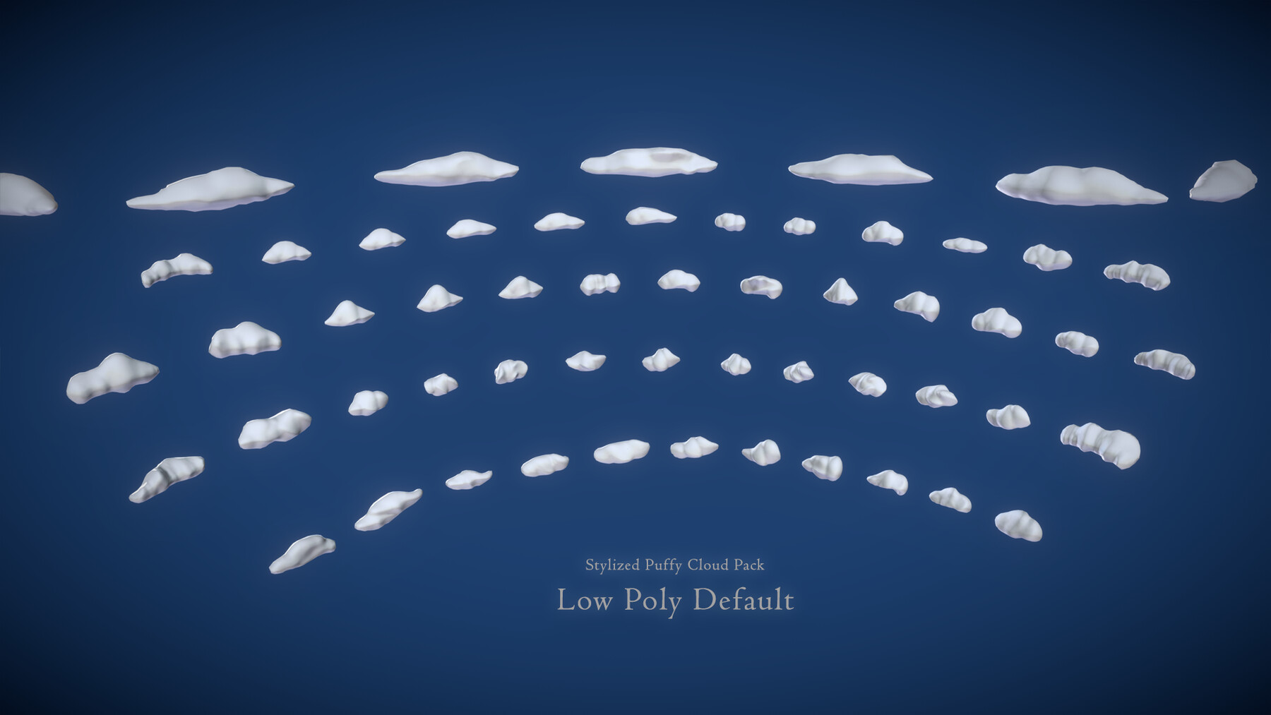 ArtStation - Puffy Stylized Clouds Pack V2 | Resources