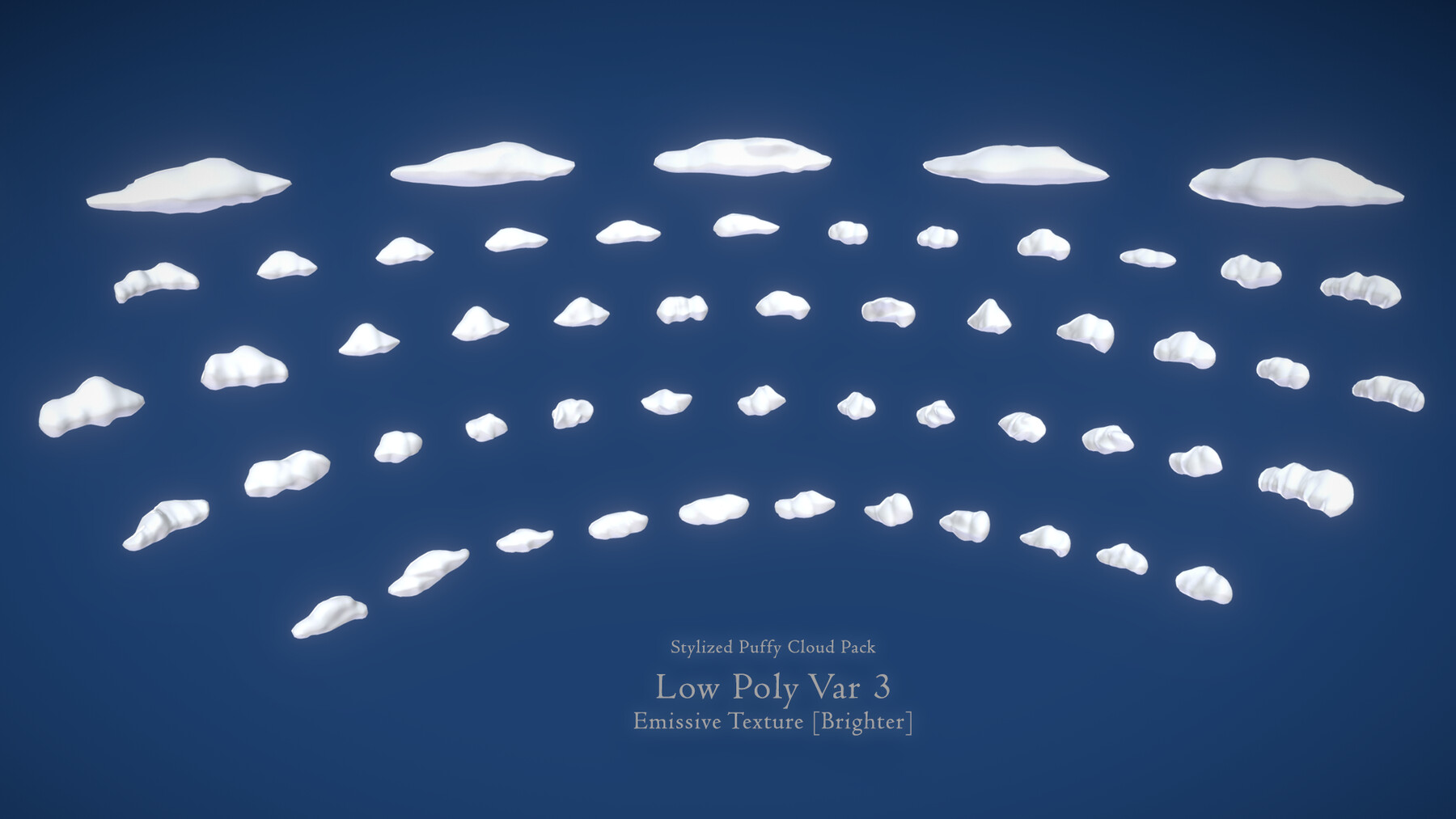 ArtStation - Puffy Stylized Clouds Pack V2 | Resources