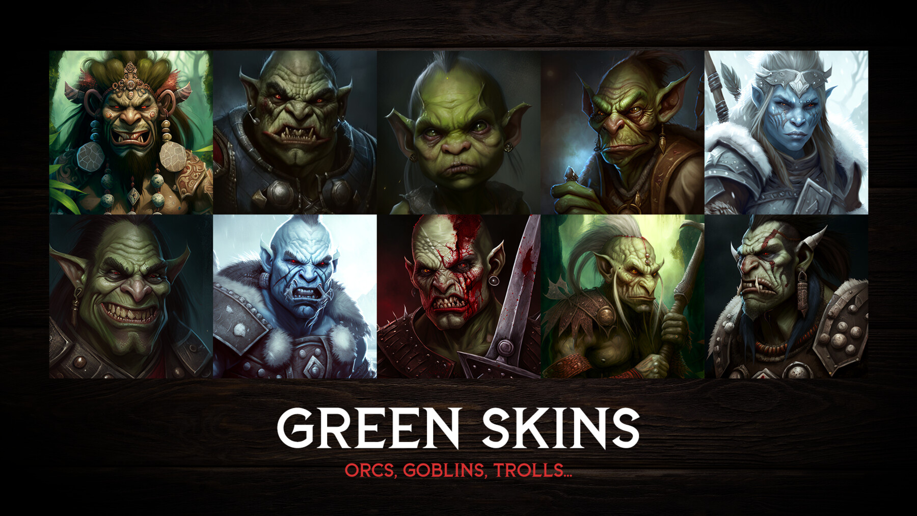 ArtStation - Fantasy Humanoid Portraits | Game Assets