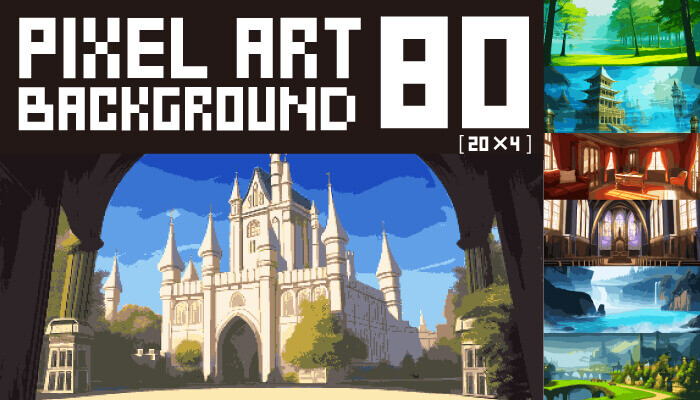 ArtStation - [Pixel Art │ 80 backgrounds] Castle, town, nature, fantasy ...