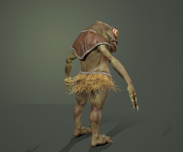 ArtStation - Gecko warrior | Game Assets