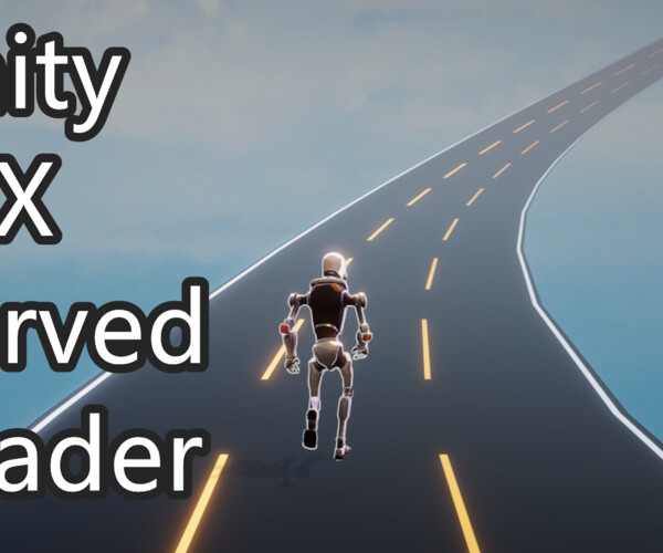 Artstation Unity Vfx Curved Shader Game Assets