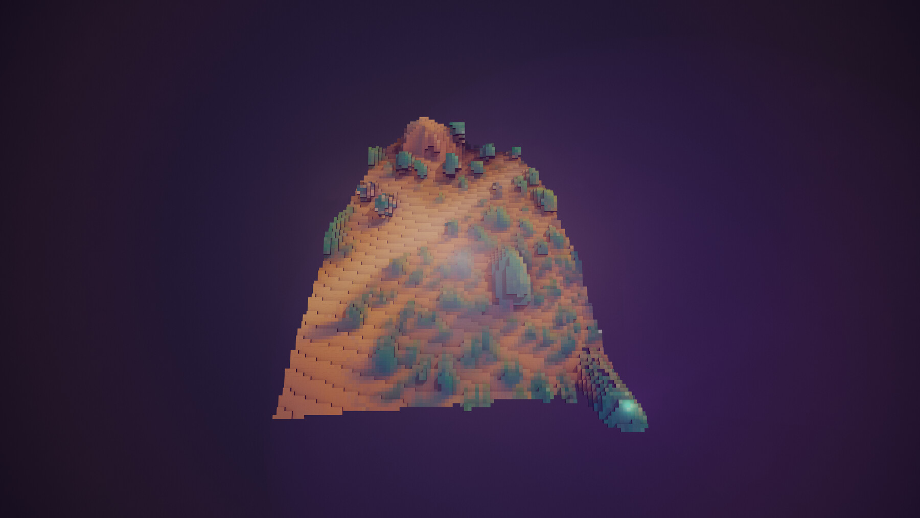 ArtStation - Voxel world desert 100 fbx kit | Game Assets