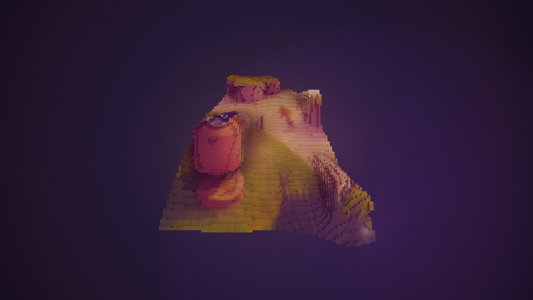 ArtStation - Voxel world desert 100 fbx kit | Game Assets