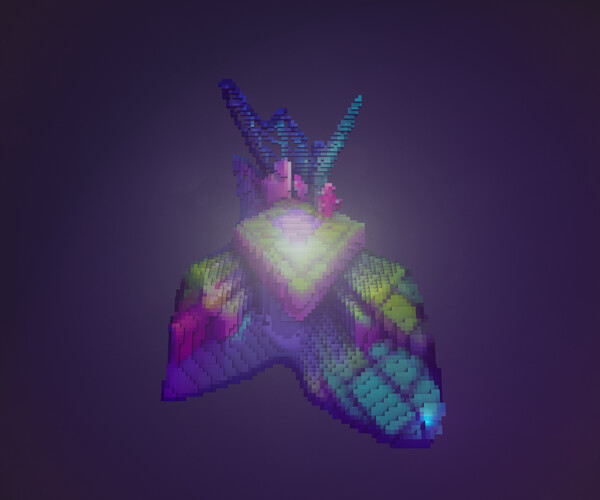 ArtStation - Voxel world happy color 300 fbx kit | Game Assets