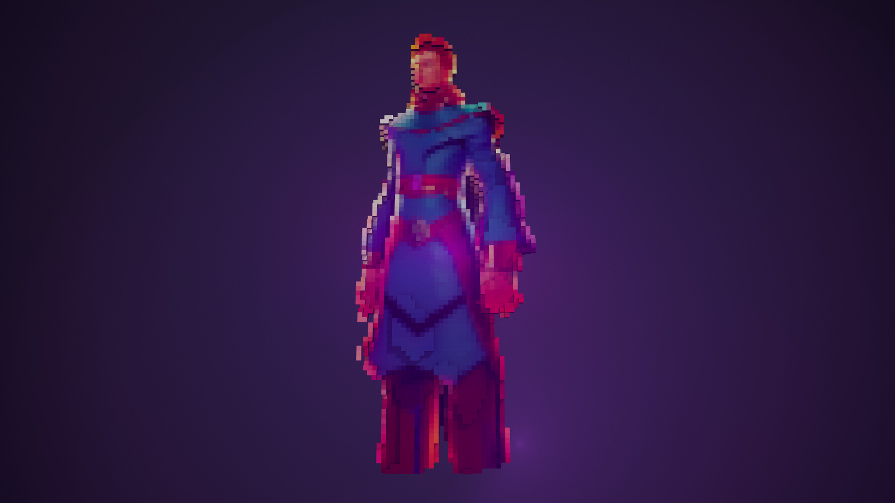 ArtStation - Voxel world tower 340 fbx vertex color | Game Assets