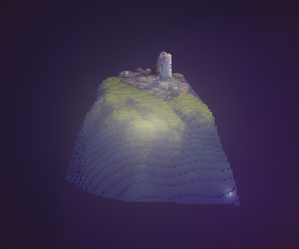ArtStation - Voxel world lab 160 fbx vertex color | Game Assets