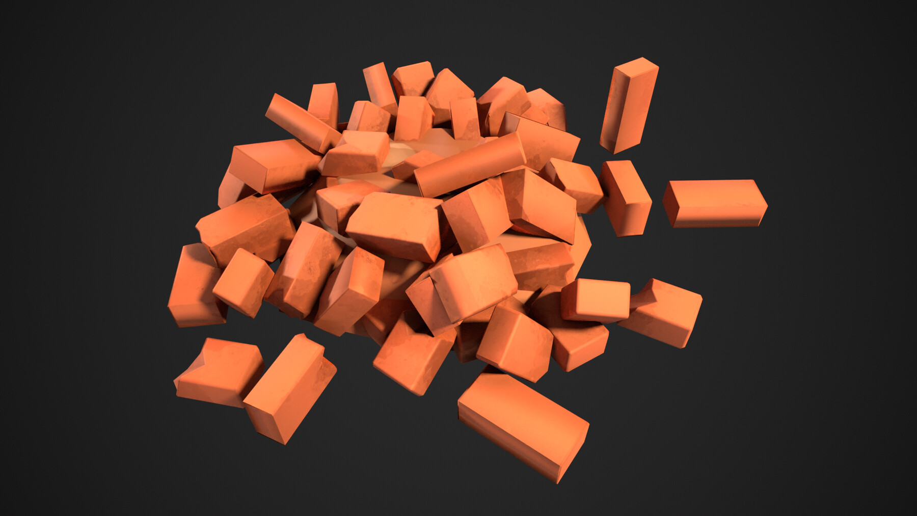 ArtStation - Pile Of Bricks | Game Assets