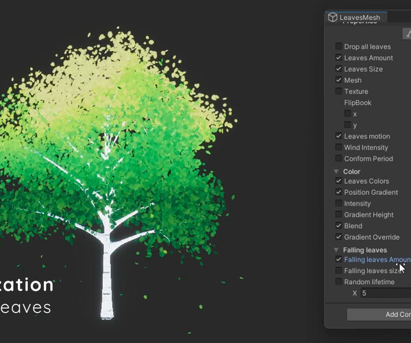 Artstation Stylized Vfx Trees Gpu Based Effect Game Assets