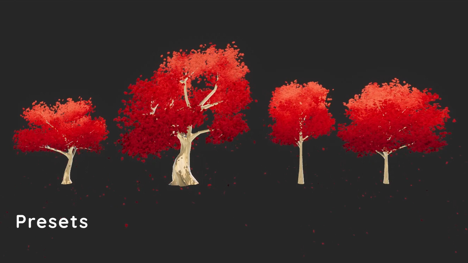 ArtStation - Stylized VFX Trees | GPU Based Effect | Game Assets