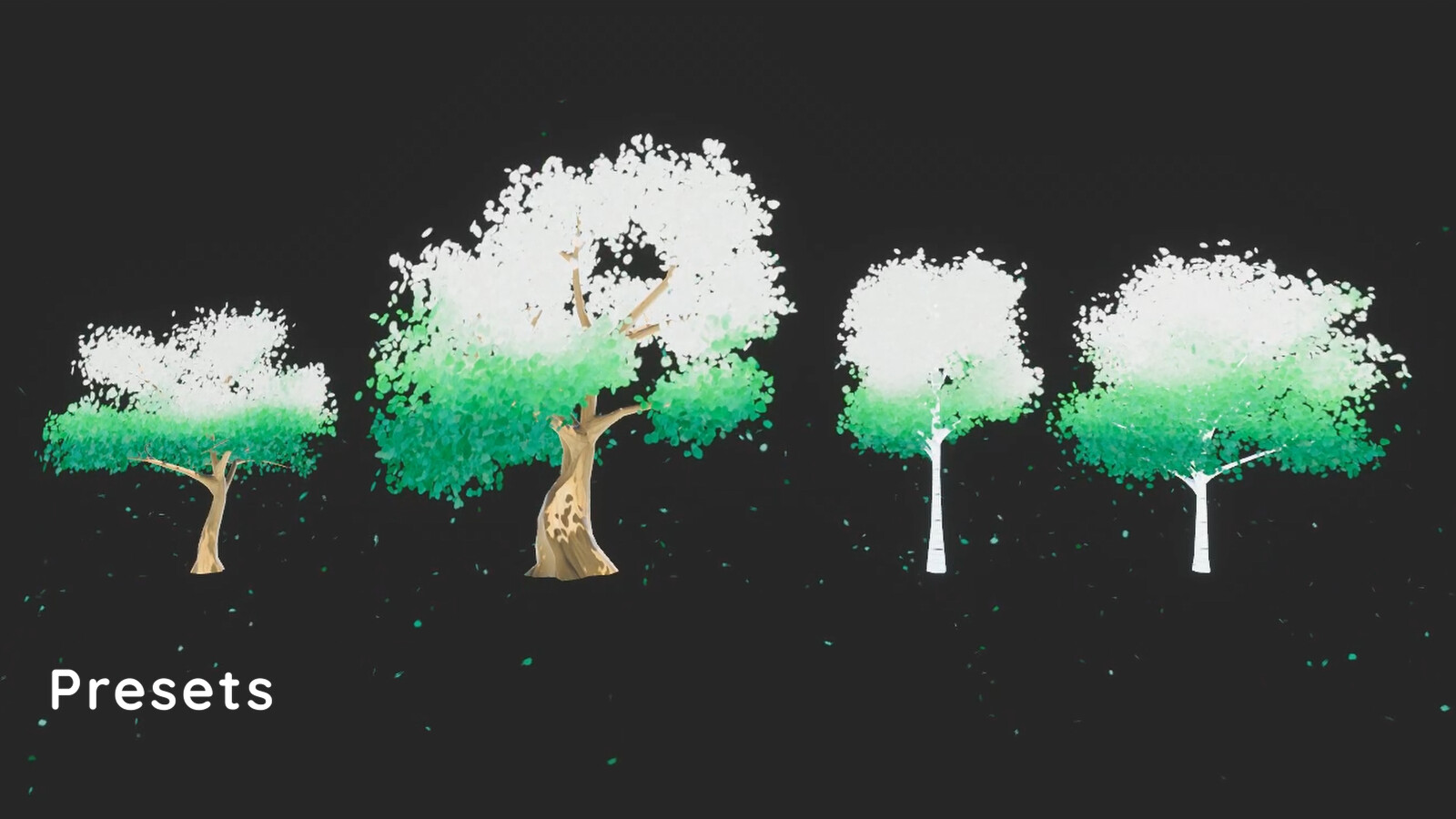 ArtStation - Stylized VFX Trees | GPU Based Effect | Game Assets