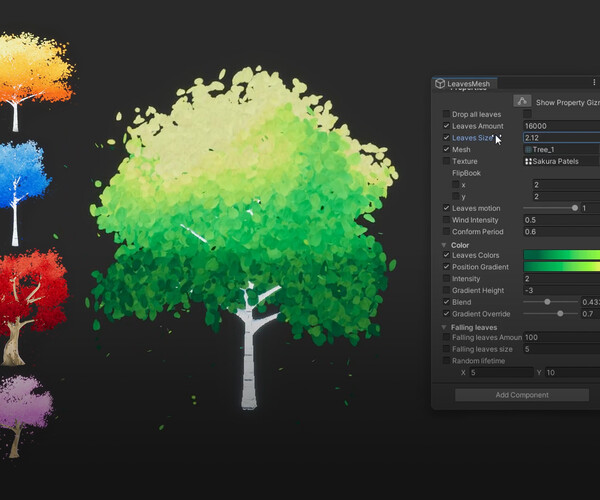 ArtStation - Stylized VFX Trees | GPU Based Effect | Game Assets