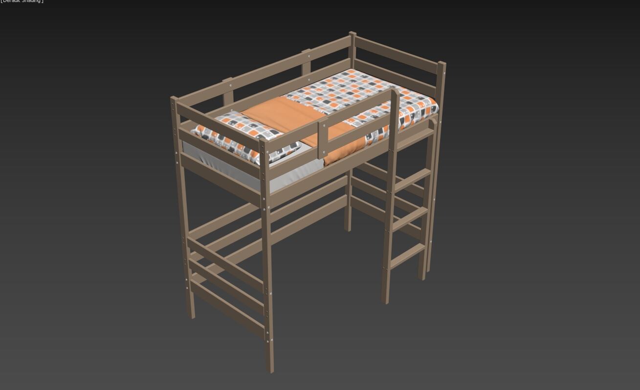 ArtStation - Loft Bed | Resources