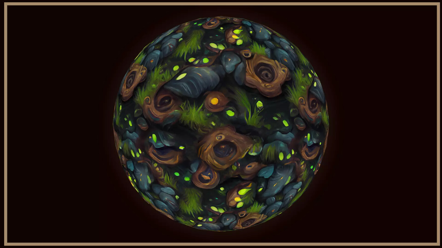 ArtStation - Grass Magic Forest Floor: 10 TEXTURES (Hand-painted ...