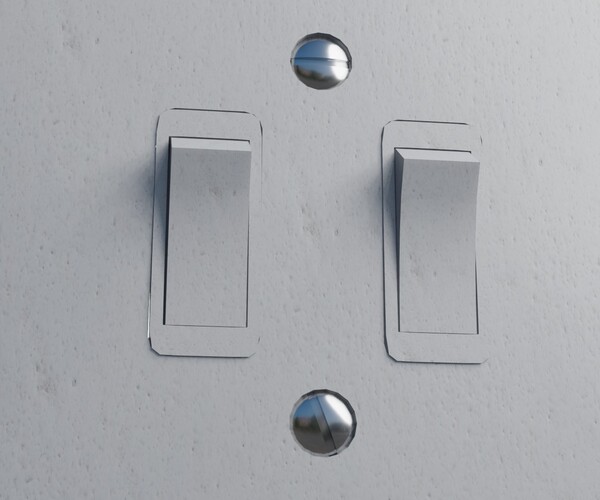ArtStation - Light Switch 3D Model | Game Assets