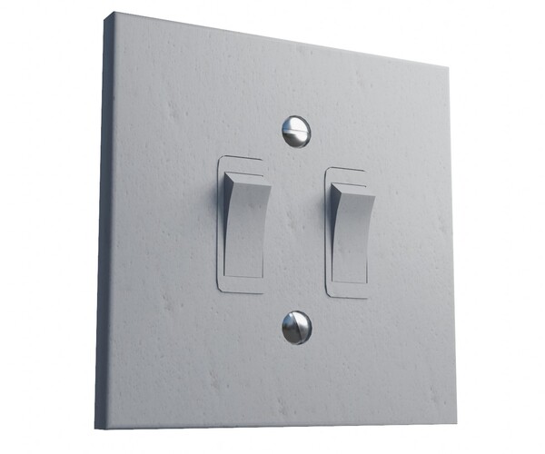 ArtStation - Light Switch 3D Model | Game Assets