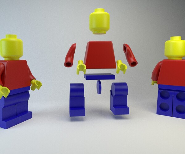 ArtStation - Standard Lego Character Standard Lego Character | Game Assets
