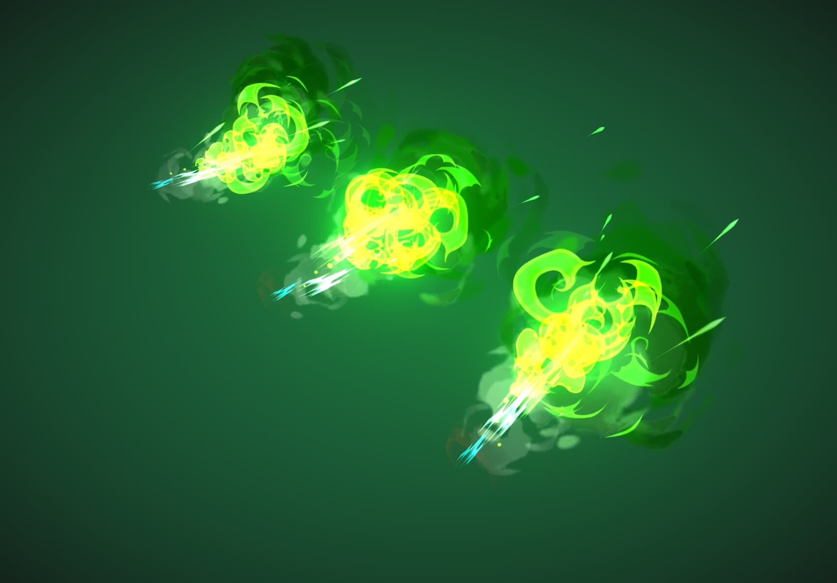 ArtStation - Unity VFX - Effect To Spitfire | Game Assets