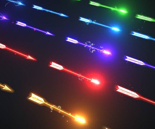 ArtStation - Effect VFX for Unity - 3D RPG Arrow VFX 1 | Game Assets