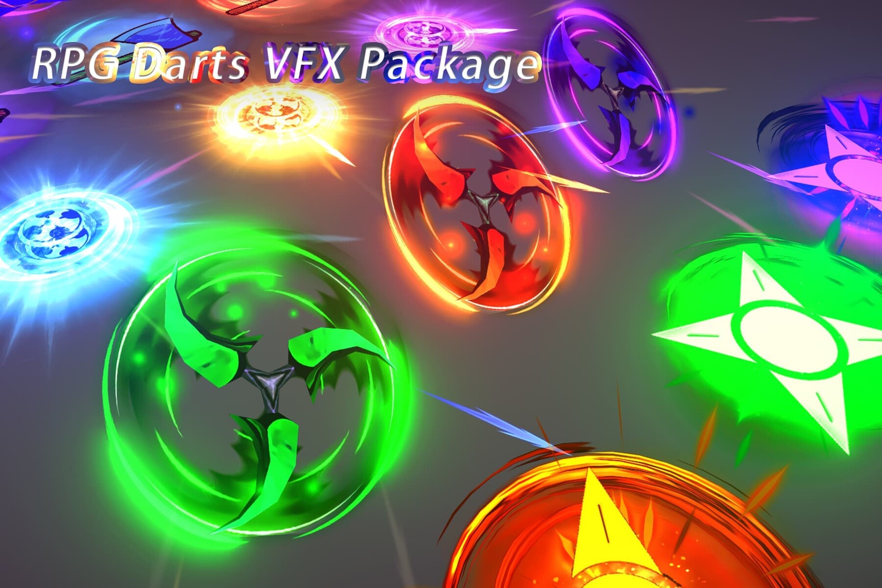 Artstation Effect Vfx For Unity 3d Rpg Darts Vfx Package Game Assets