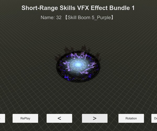 ArtStation - Short-Range Skills VFX Effect Bundle 1 | Game Assets