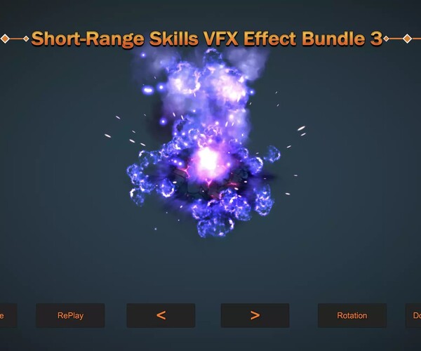 ArtStation - Short-Range Skills VFX Effect Bundle 3 | Game Assets