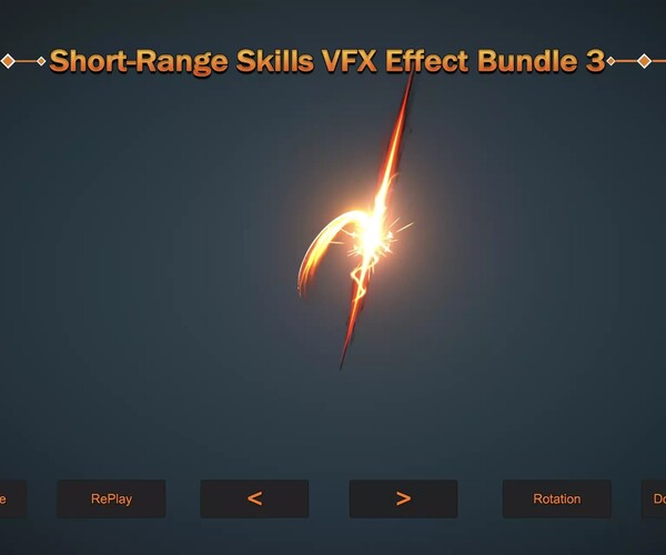 ArtStation - Short-Range Skills VFX Effect Bundle 3 | Game Assets