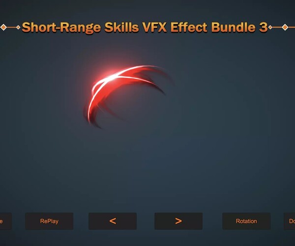 ArtStation - Short-Range Skills VFX Effect Bundle 3 | Game Assets