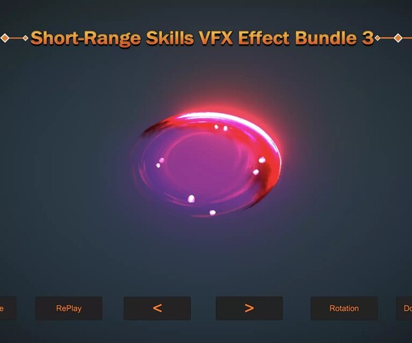 ArtStation - Short-Range Skills VFX Effect Bundle 3 | Game Assets