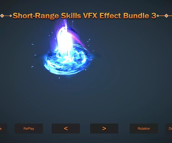 ArtStation - Short-Range Skills VFX Effect Bundle 3 | Game Assets