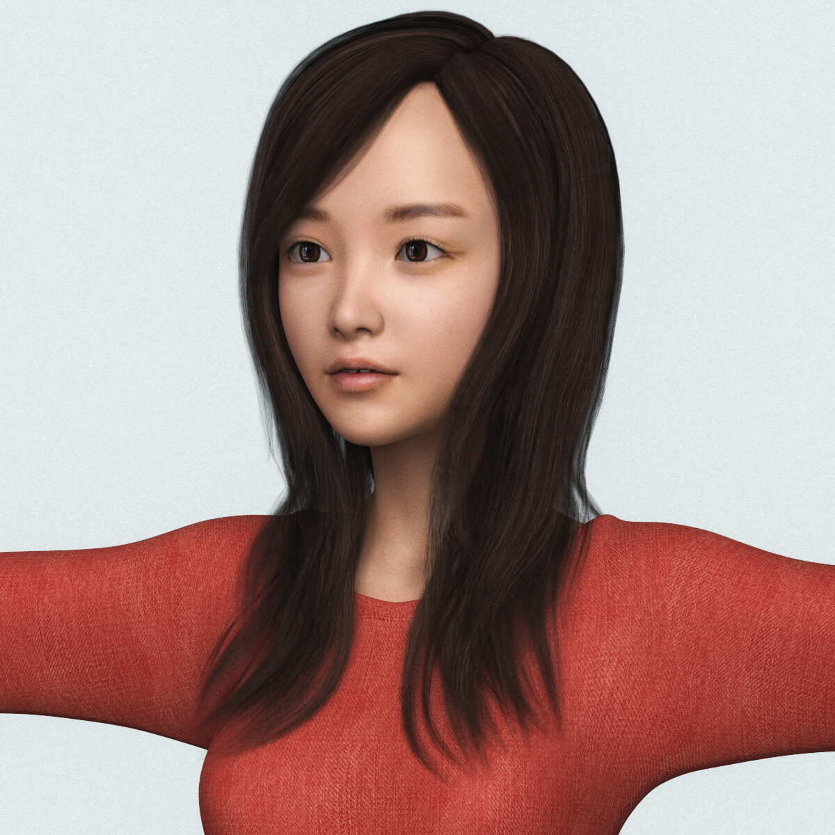 Artstation Japanese Cute Young Teen Girl Resources