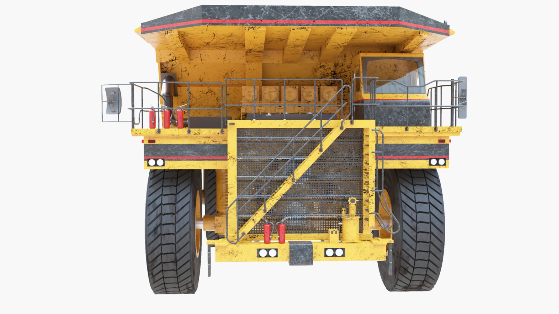 ArtStation - Haul Truck - Dump Truck - With Cabin Interior Cat 797b ...