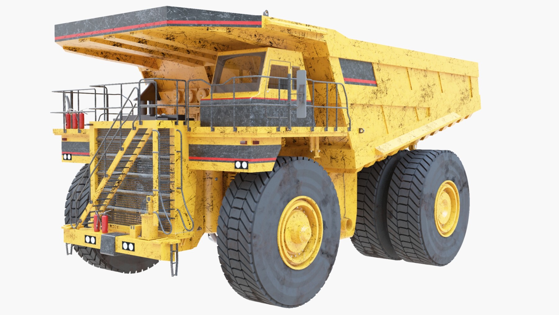 ArtStation - Haul Truck - Dump Truck - With Cabin Interior Cat 797b ...